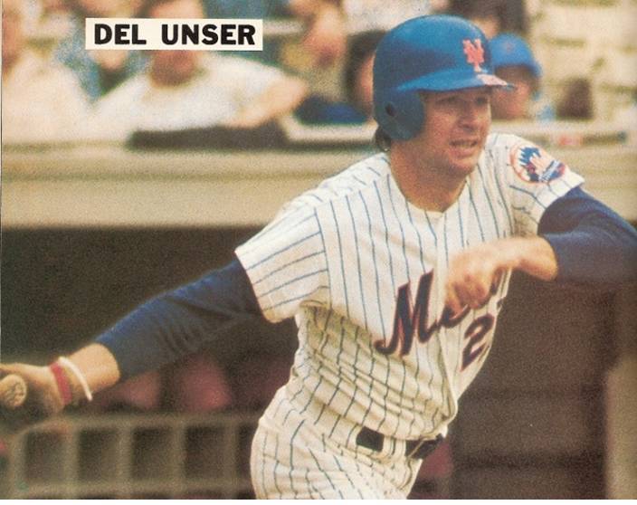 Del Unser: Mid Seventies Mets Outfielder (1975-1976)