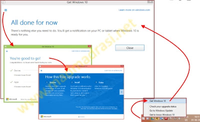 Free Upgrade to Windows 10 prompt appears
