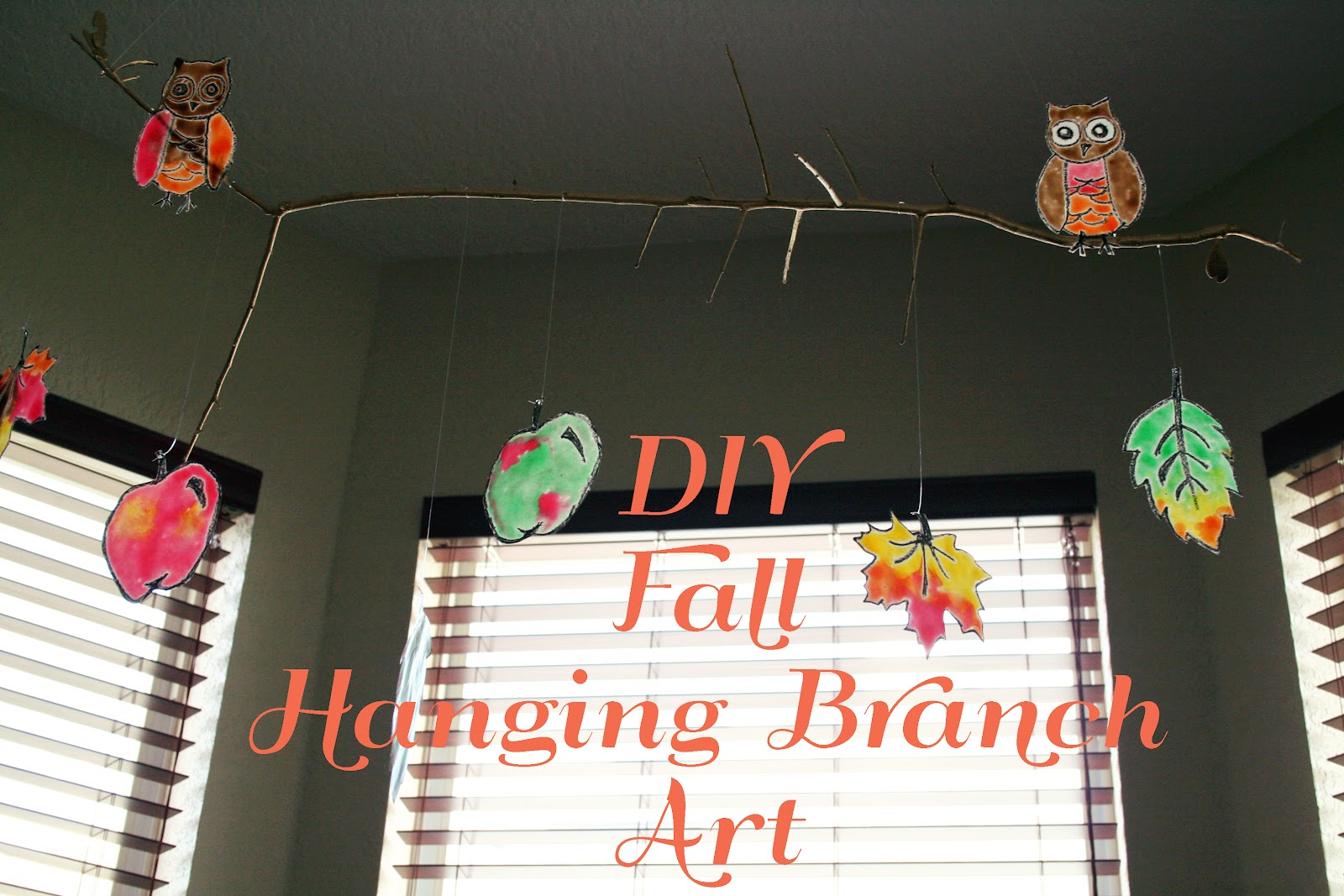 Buggie and Jellybean: DIY Fall Hanging Art