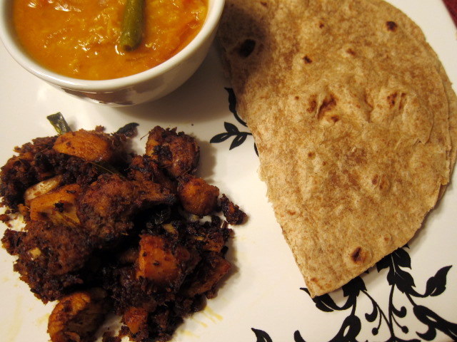 Cheena Chatti: Chicken Ularthiyadhu / Kerala Chicken Fry