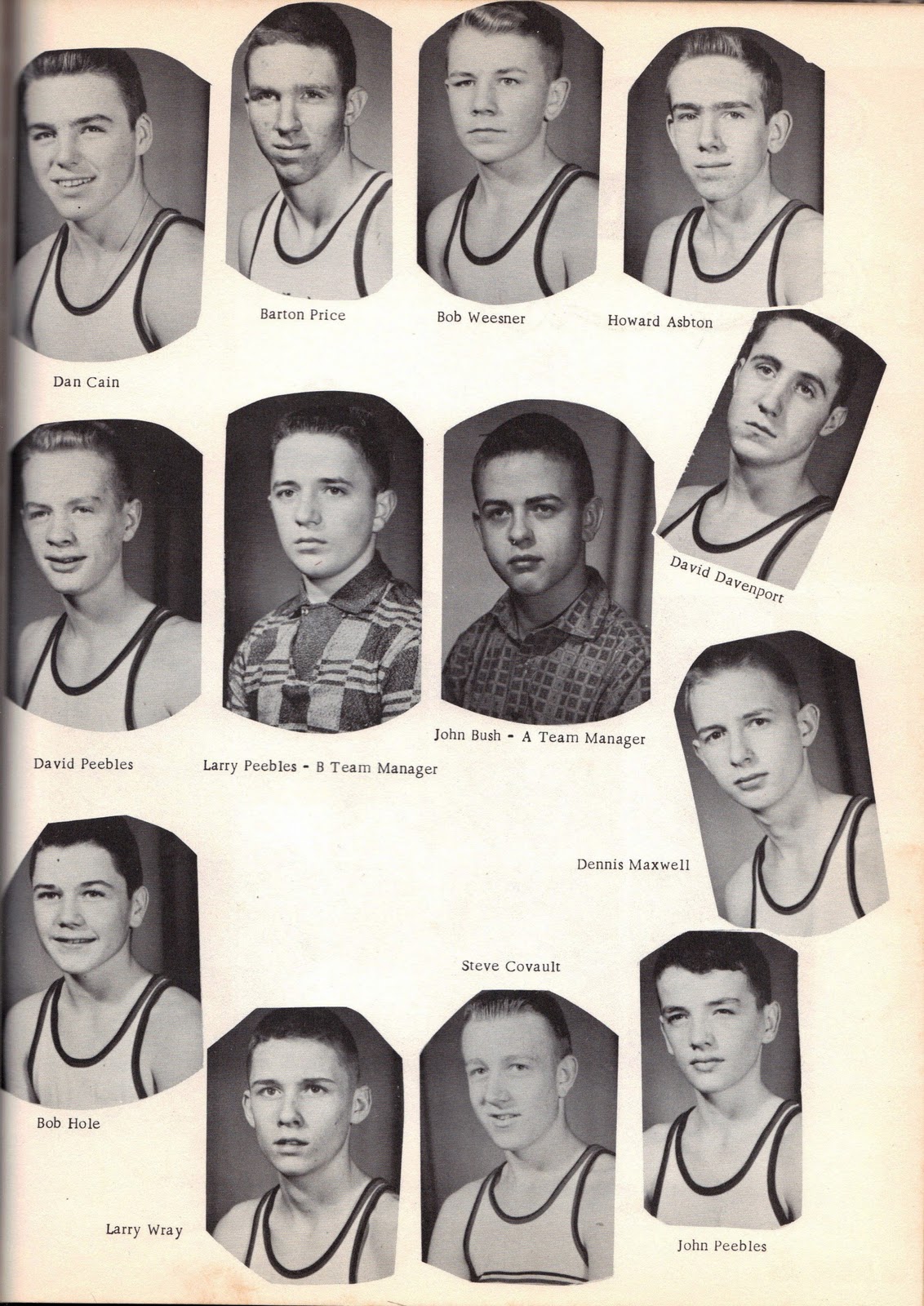 Athletic History of Darlington High School: Basketball team 1960-61