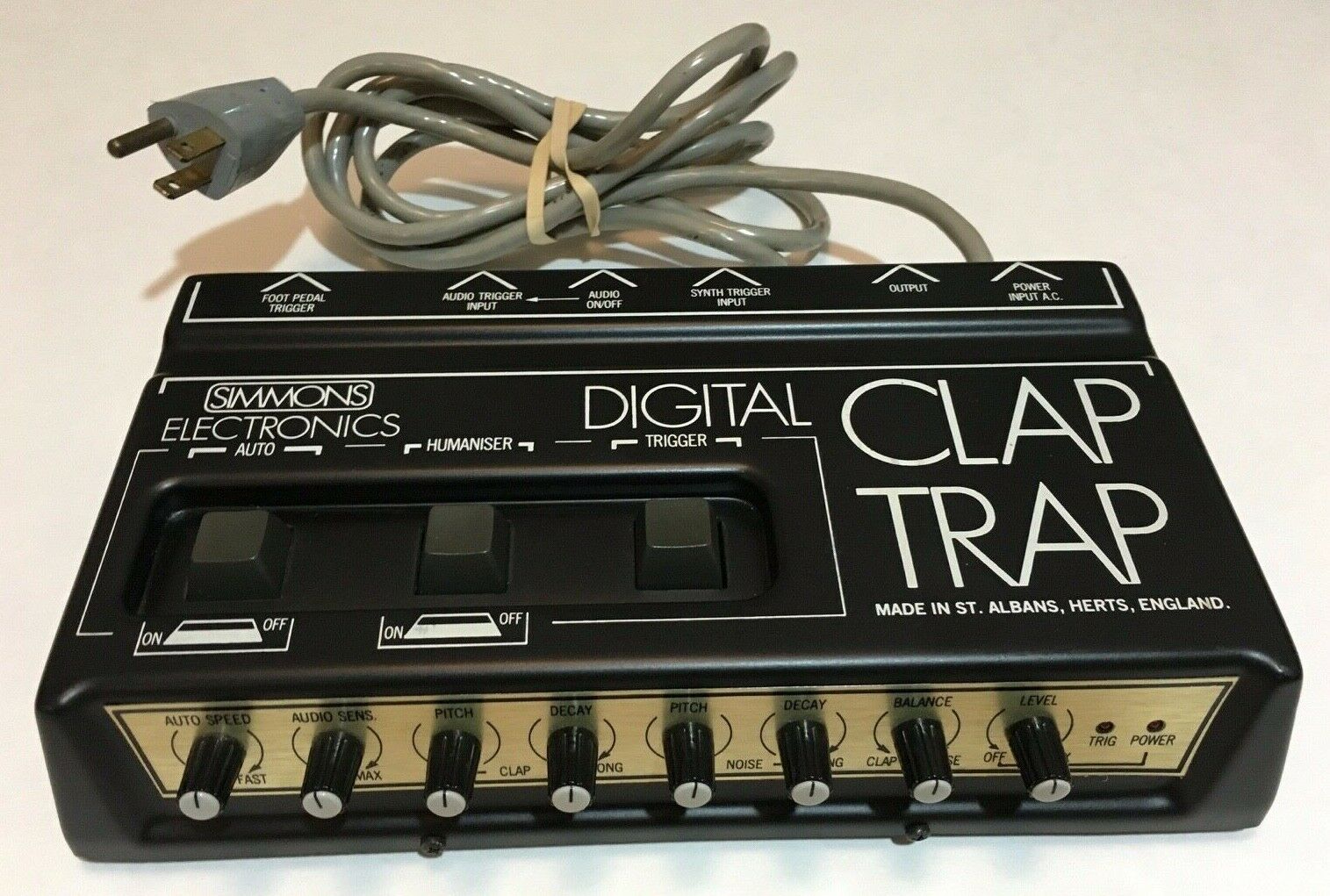 MATRIXSYNTH: Simmons Digital Clap Trap Vintage Percussion Synthesizer