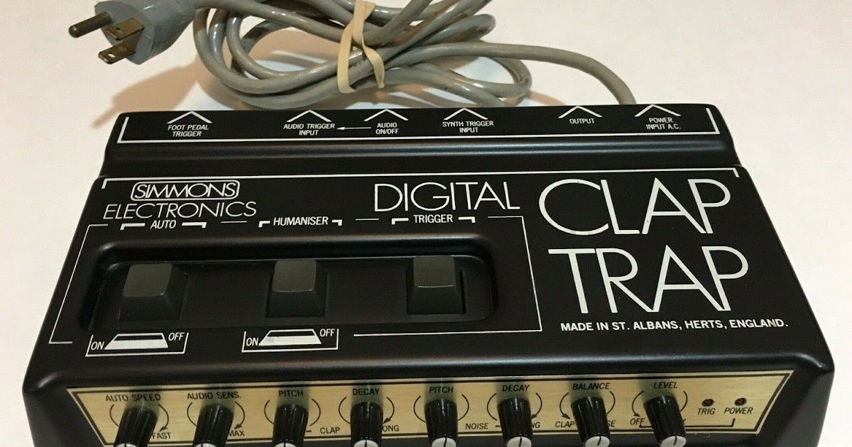 MATRIXSYNTH: Simmons Digital Clap Trap Vintage Percussion Synthesizer