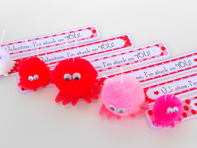 Warm Fuzzy Valentine Luv Bugs~ A cute & easy Valentine idea