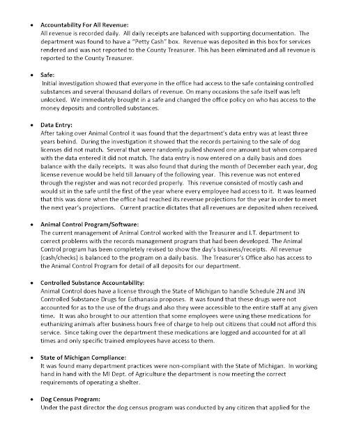 Animal Control Letter