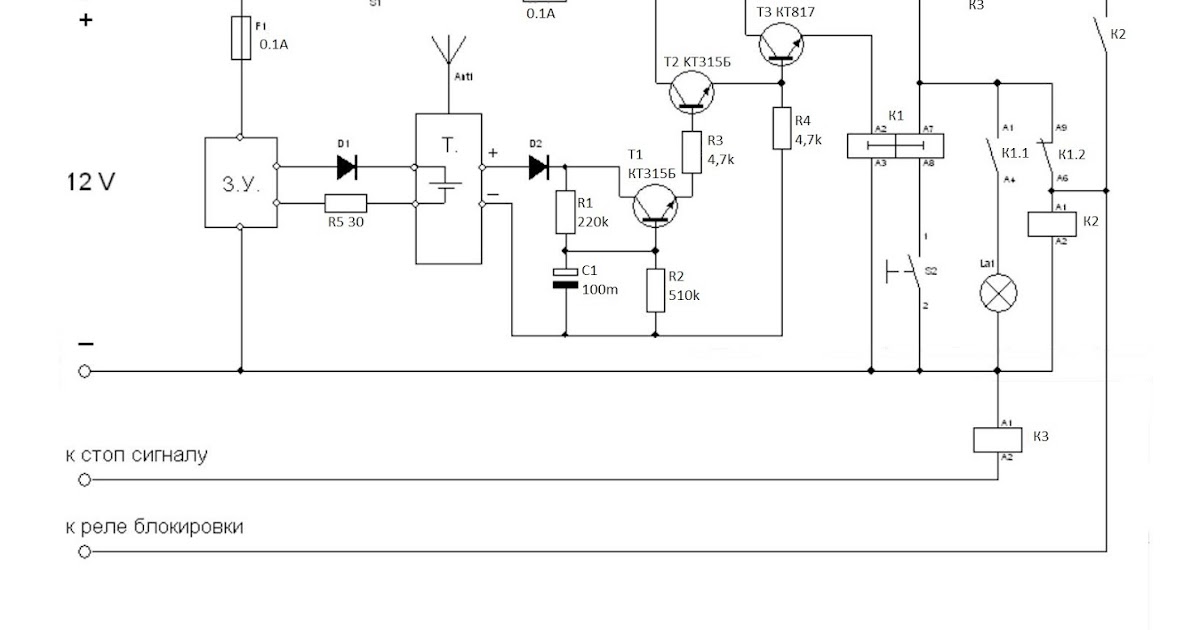 GSM сигнализация - блокиратор автомобиля - Интересные схемы.
