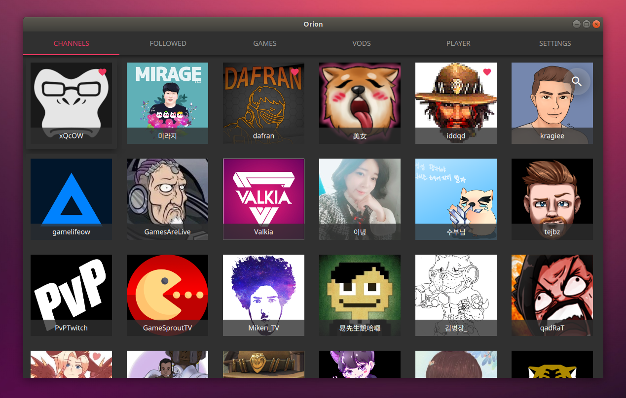 Orion Is A QML / C++ Twitch Desktop Client With VODs And Chat Support ...