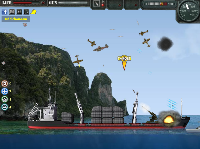 Videogames: Bomber at War(Flash Game)