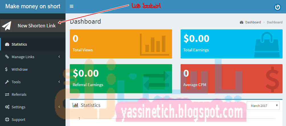 شرح موقع cut-urls وطريقة الربح منه