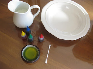 The Wonder Years: Color Mixing: Milk, Food Coloring and Soap