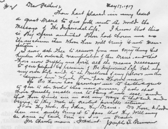 TEMPLO DOS ILUMINADOS!: "A Vida Impessoal" - Introdução