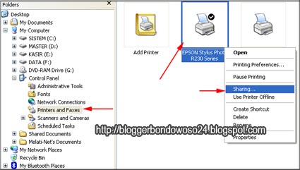 Atik atikah SMK WAHIDIN X AK1: Cara Sharing File, Printer, Hardisk dan ...