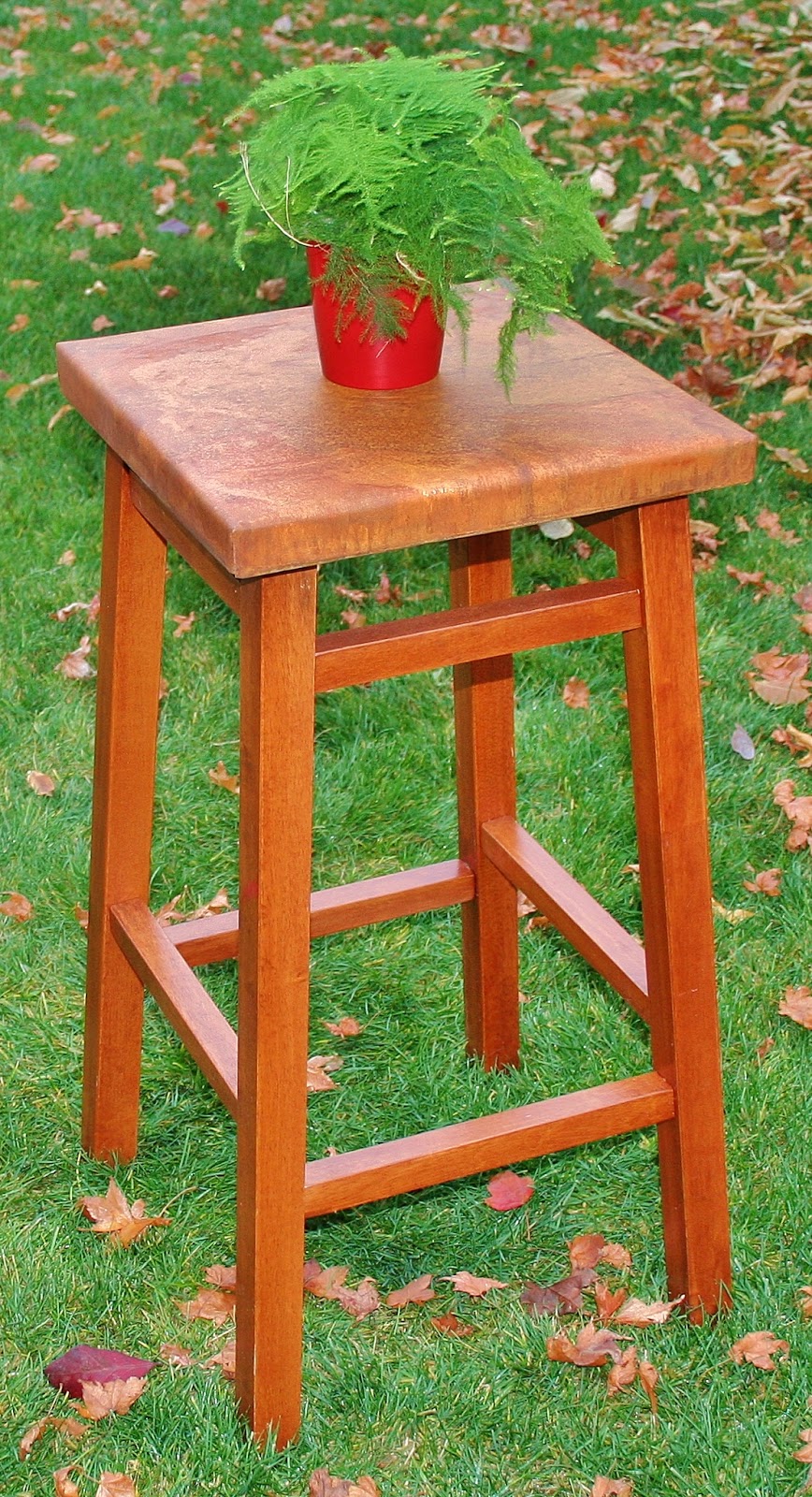 smarter than the wood: Rusty Metal Plant Stand