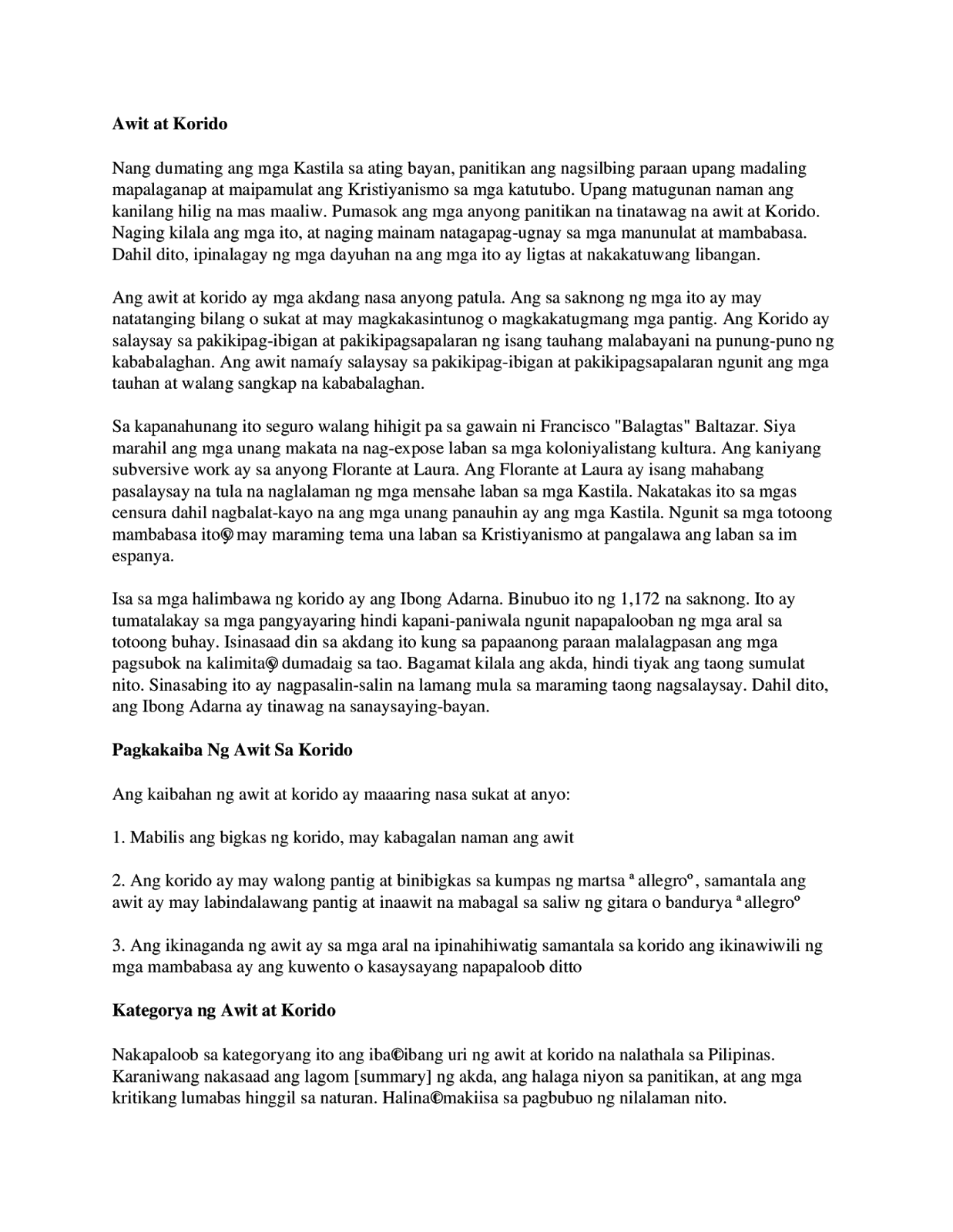 korido - philippin news collections