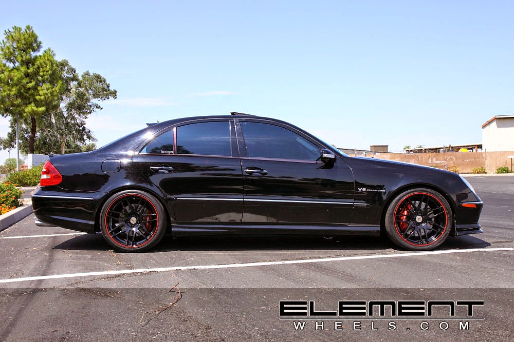 Mercedes-Benz W211 E55 AMG on R19 Forgestar Wheels | BENZTUNING