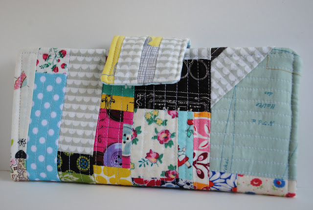 1/4" mark: Patchwork Wallet