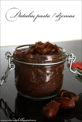 IRRI style: Datulių pasta / džemas