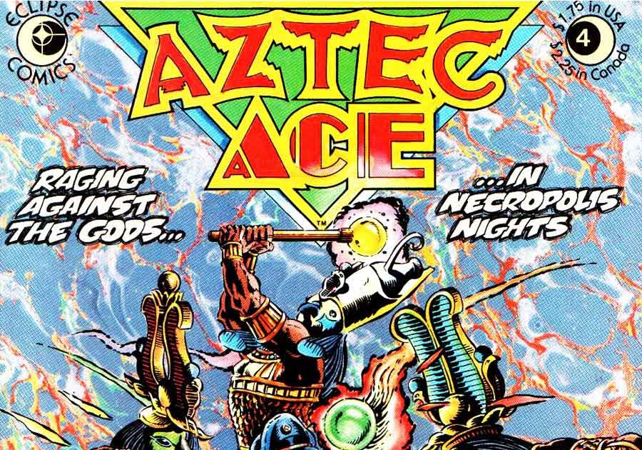 Aztec Ace #4 - Nestor Redondo art - Pencil Ink