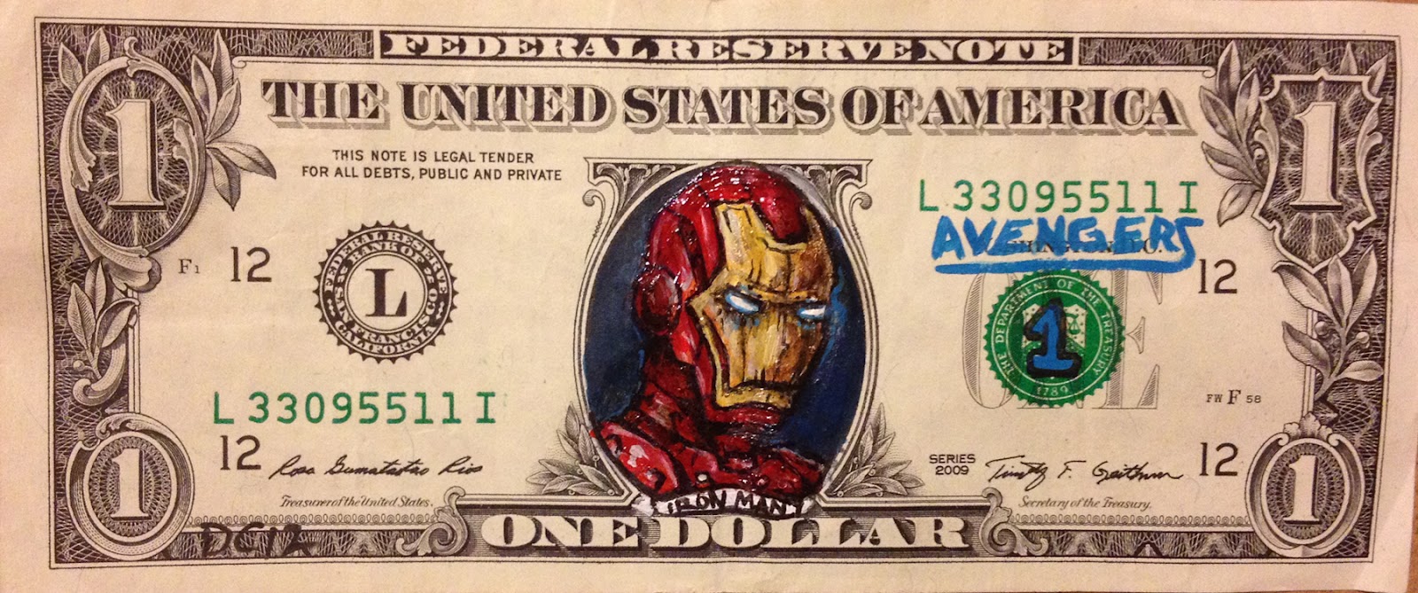 The Art of Donovan Clark: Money Art 3. An art project by Donovan Clark ...