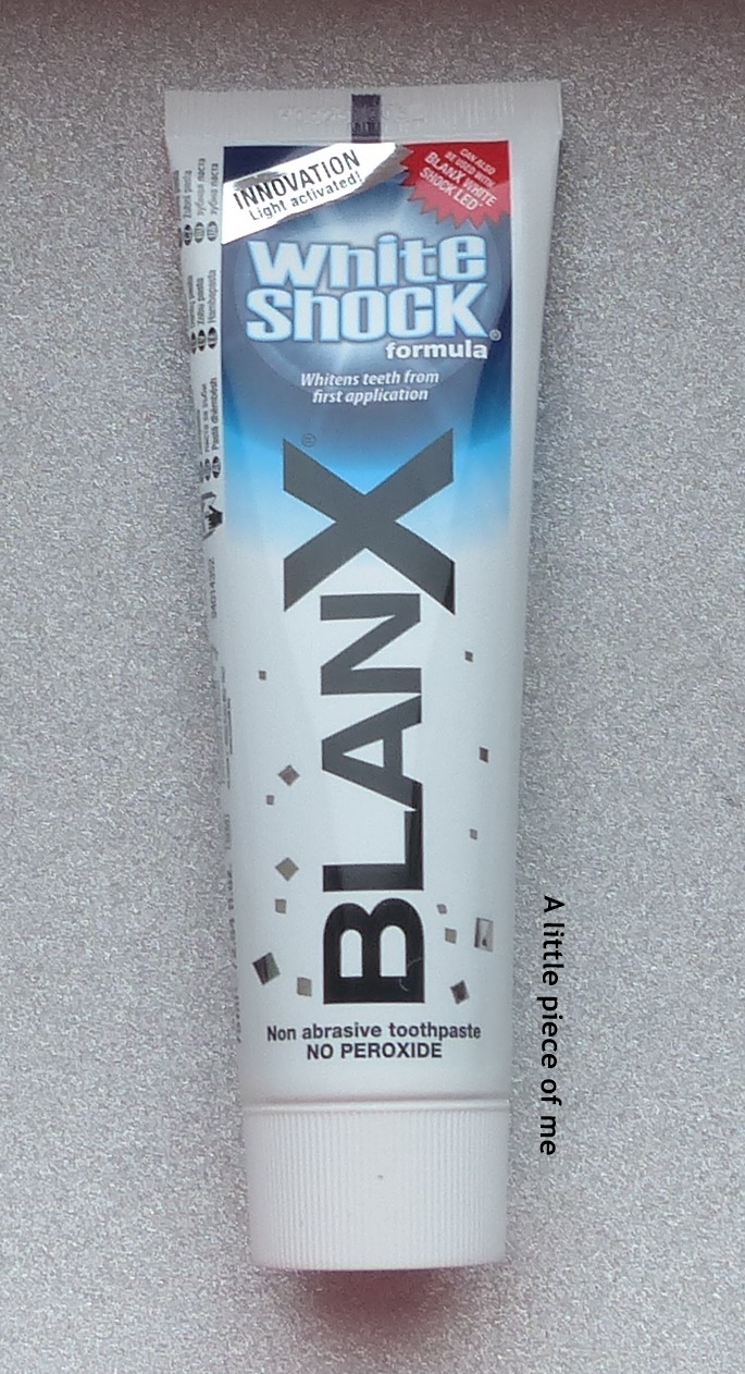 A little piece of me: BlanX - white shock formula (whitening toothpaste ...