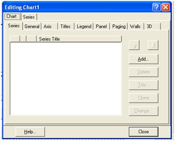 Double click on chart component, set the property of chart as below: