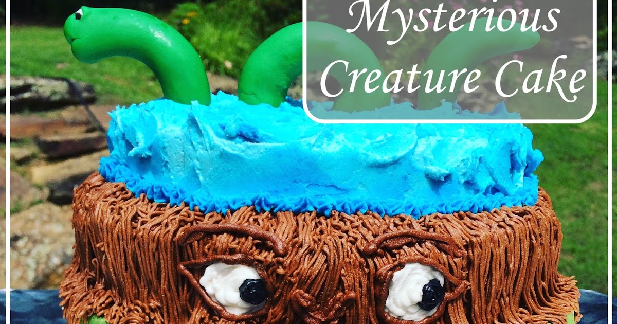 Home-Cooked & Handmade: Mysterious Creatures Birthday Cake