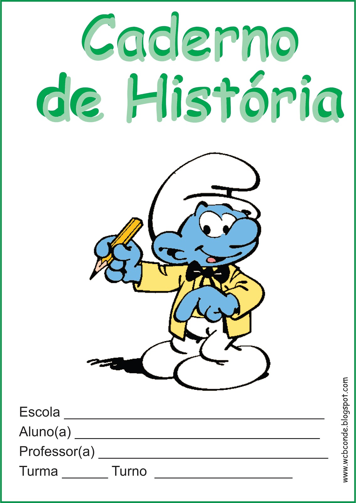 Capa Para O Caderno De Historia - LIBRAIN Capa Para O Caderno De Historia - LIBRAIN
