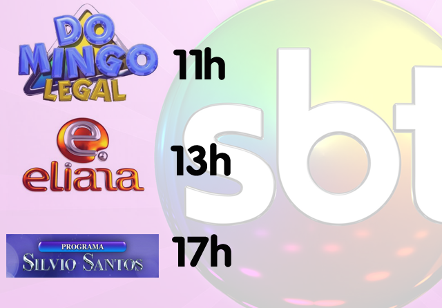 Novos horários: Silvio Santos mexe na programação de domingo do SBT ...