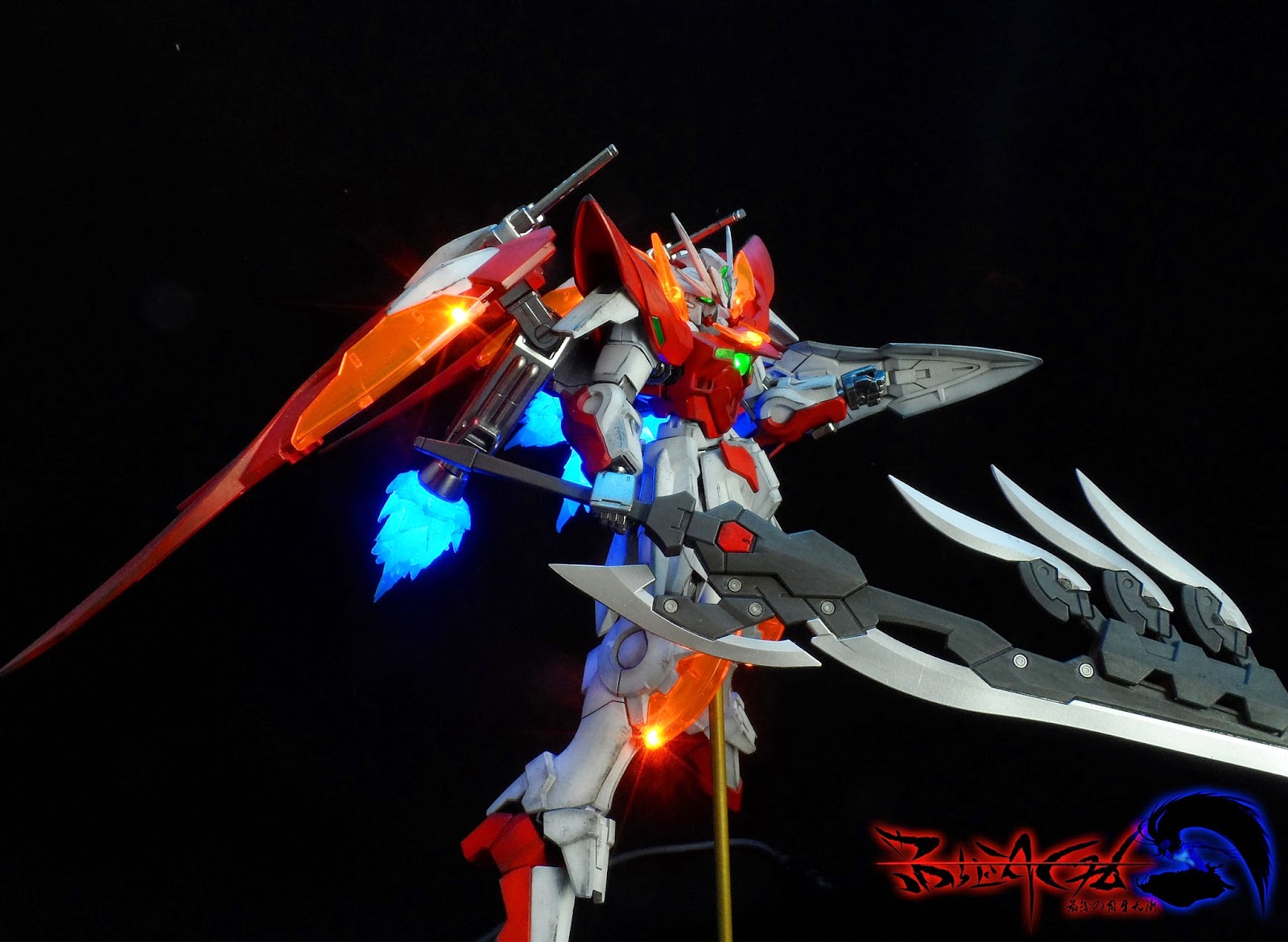 Custom Build: HGBF 1/144 Wing Gundam Zero Honoo VS RG Freedom Gundam ...