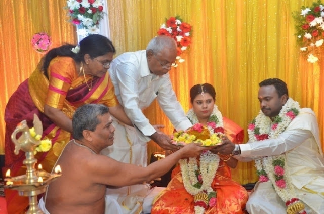 Movie Producer M. Ramanathan’s Daughter Karunya Wedding | Indian ...