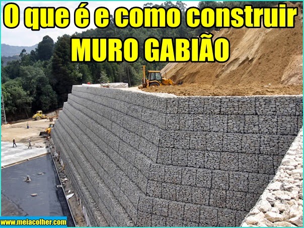 GABIÃO: o que é e como construir esse muro!
