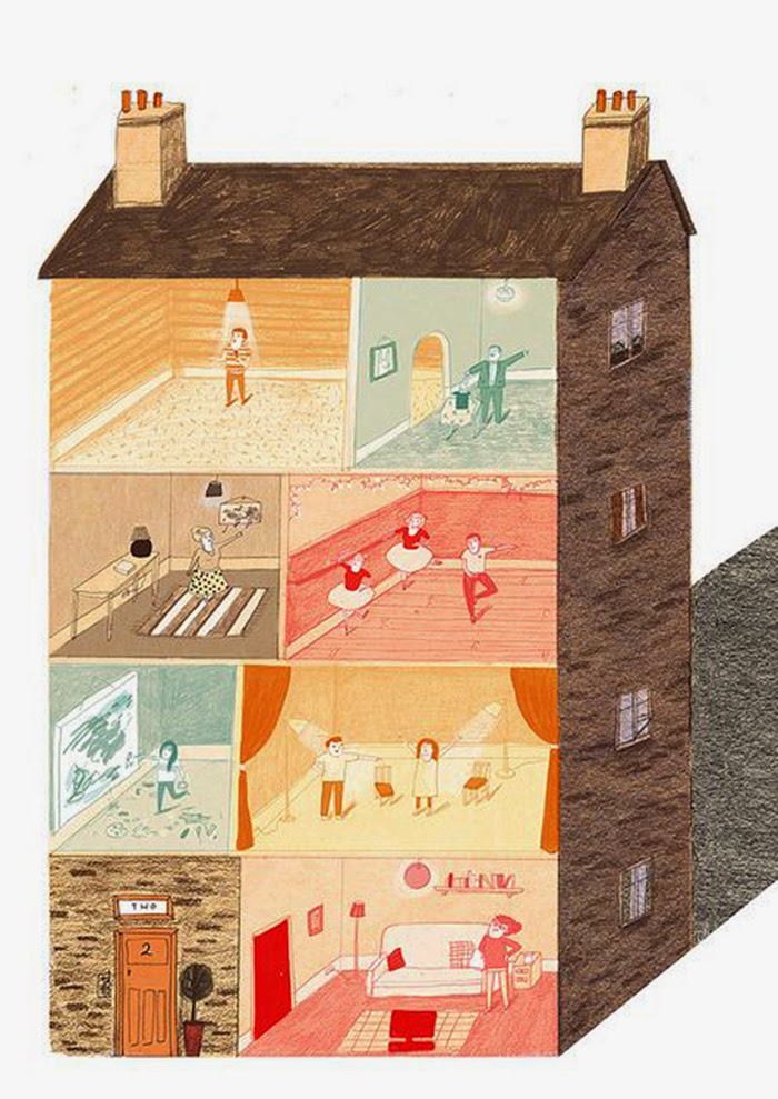 Tea & Crayons Illustration Collective: What home means