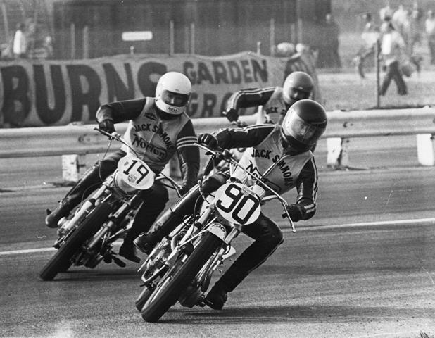 POPPA WHEELIE: George Kerker Norton Racer