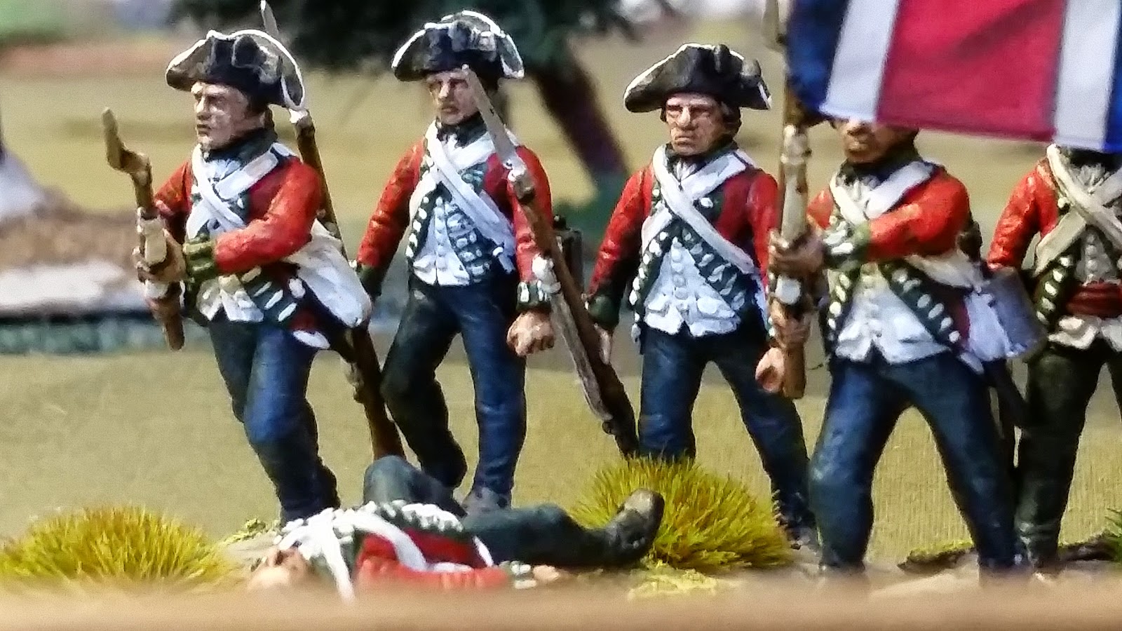 Yarkshire Gamer: 28mm AWI New Unit - 55th Foot and Brigade Review