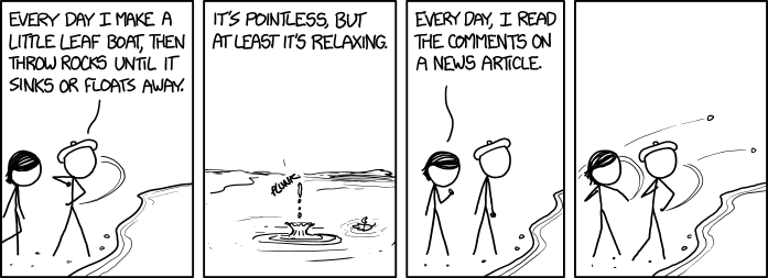 XKCD Isn't Funny: XKCD Isn't Funny - #1385 - THROWING ROCKS