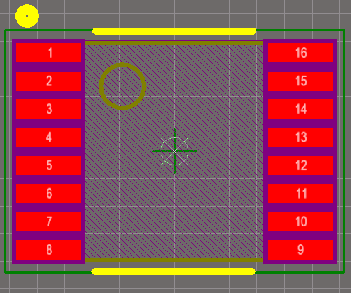 PCB Designer: Soldermask 1:1
