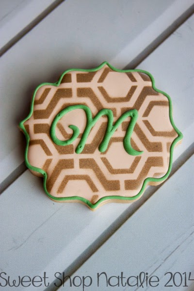 Sweet Shop Natalie: CookieCon 2014 Artfully Designed stenciled cookies