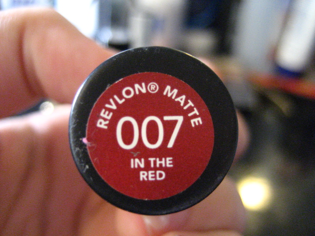 Debstar Makeup: Revlon Matte Lipstick 007 In The Red Swatch