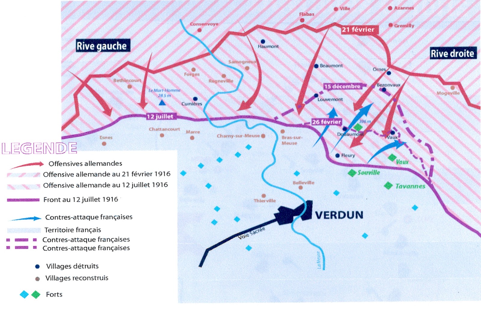 Centenaire de la Grande Guerre: VERDUN - LA SOMME 1916 - 2016