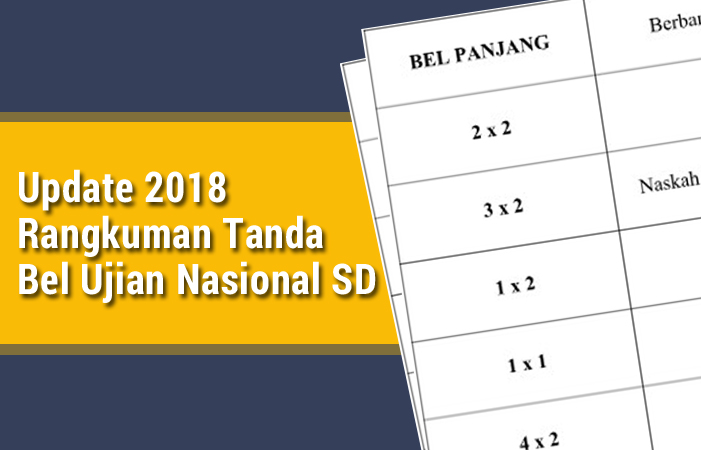 Aplikasi Tanda Bel Ujian Sekolah Terbaru 2017 - Ujian Sekolah SD/Mi