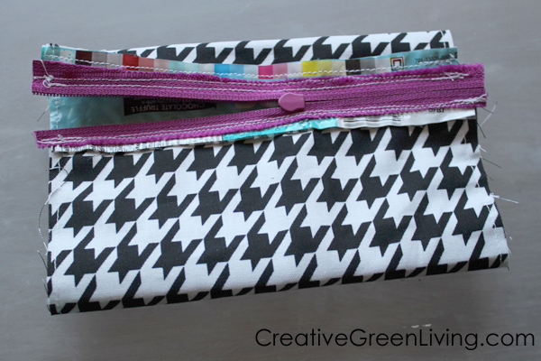 Recycled Candy Wrapper Zipper Pouch Tutorial | Creative Green Living
