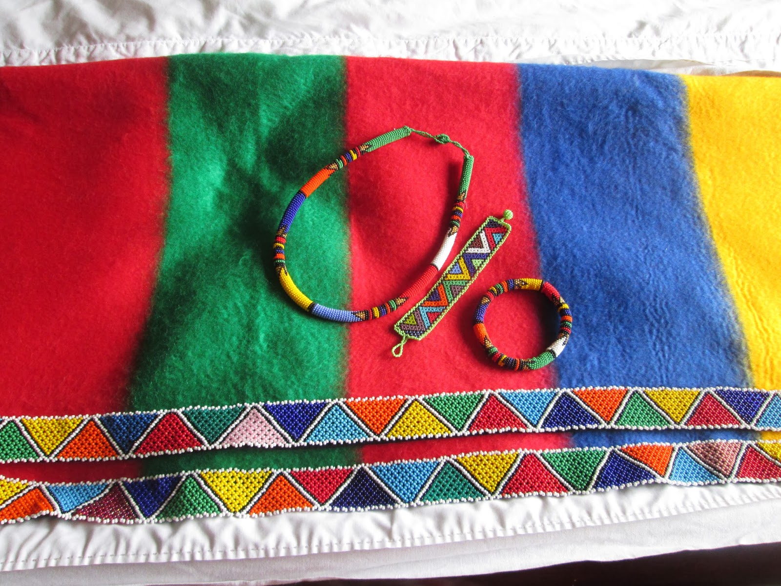 The Great Wildebeest Migration: Antique Ndebele beadwork