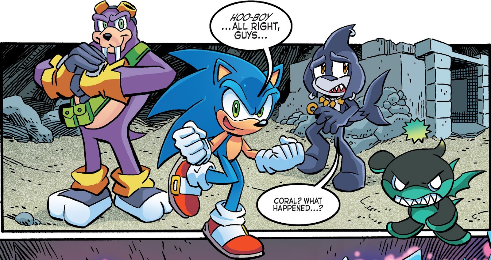 Hedgehogs Can't Swim: Sonic the Hedgehog: Issue 261