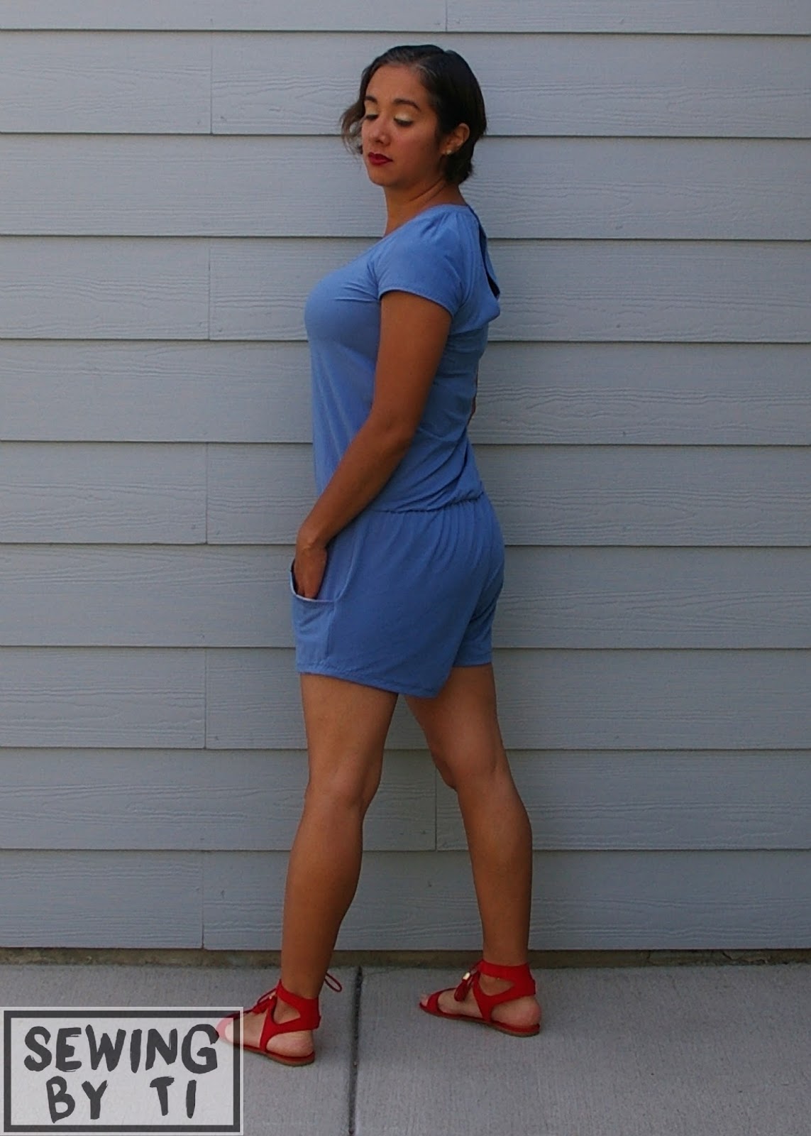 Sew Long Summer, Hello Double Brushed Poly - Sewing By Ti