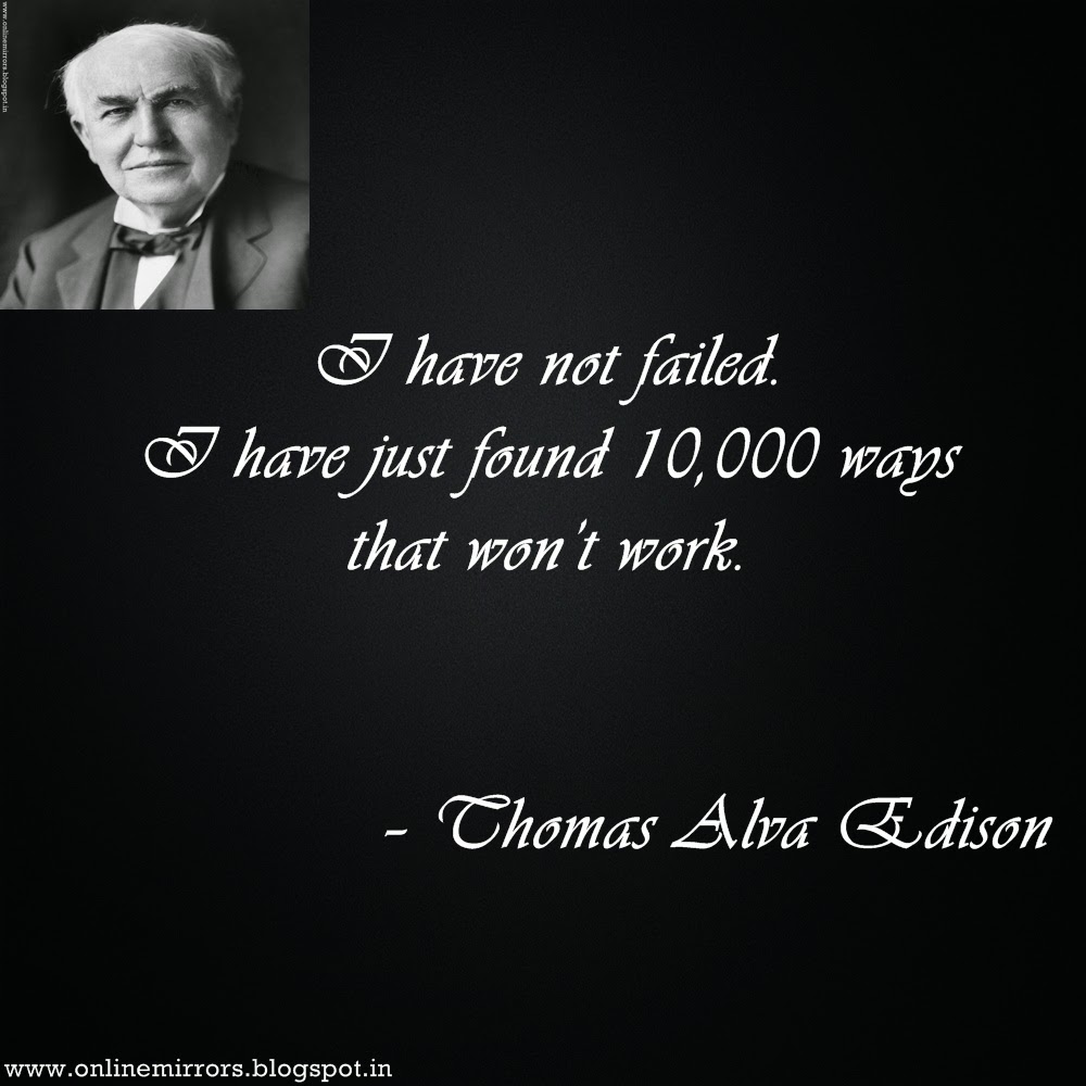 Thomas Alva Edison Famous Quotes. QuotesGram