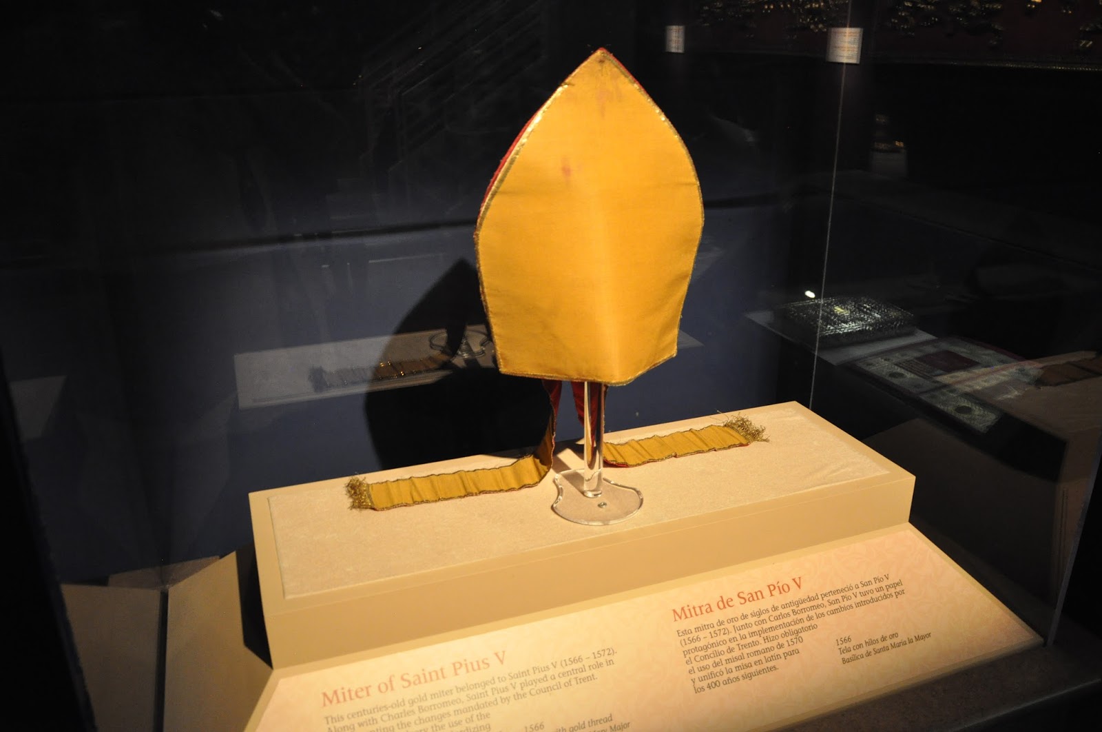 Orbis Catholicus Secundus: Mitre of Pope St. Pius V