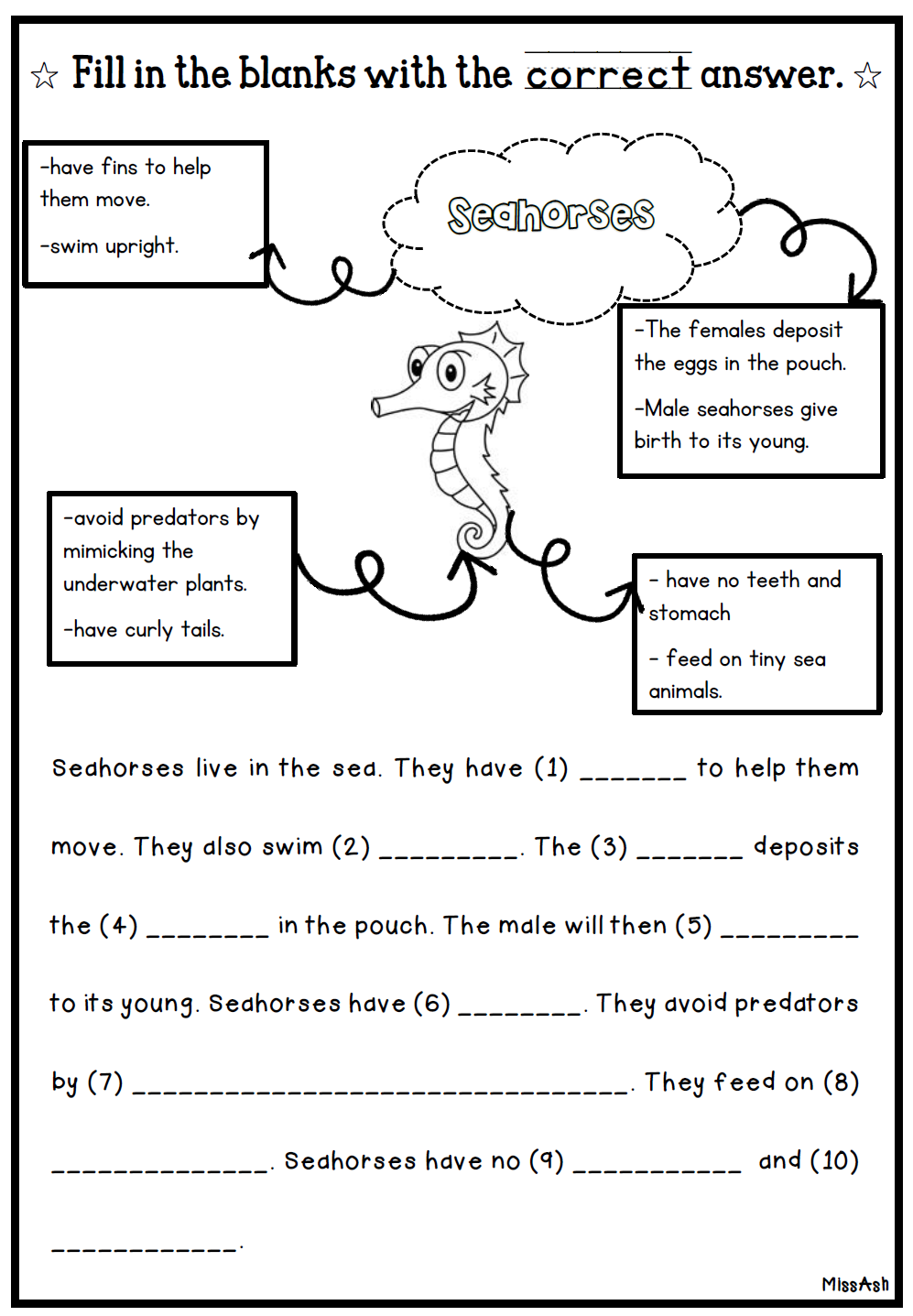 ASH THE TEACHER: Unit 7: From the sea