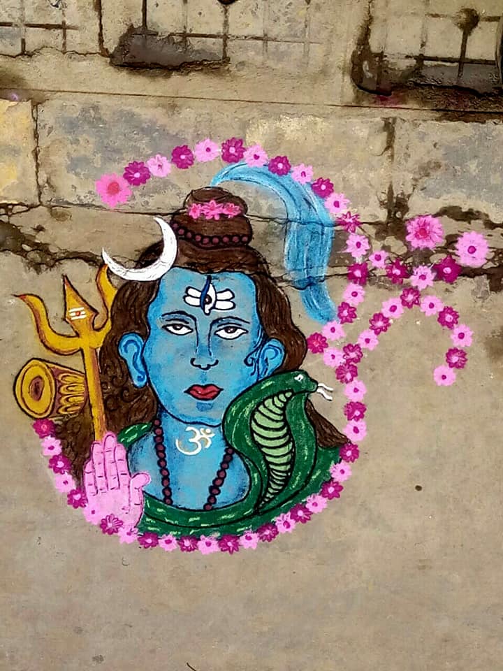 CHODAVARAMNET: MODERN LORD SHIVA FREEHAND KOLAM PATTERNS AND DESIGNS ...