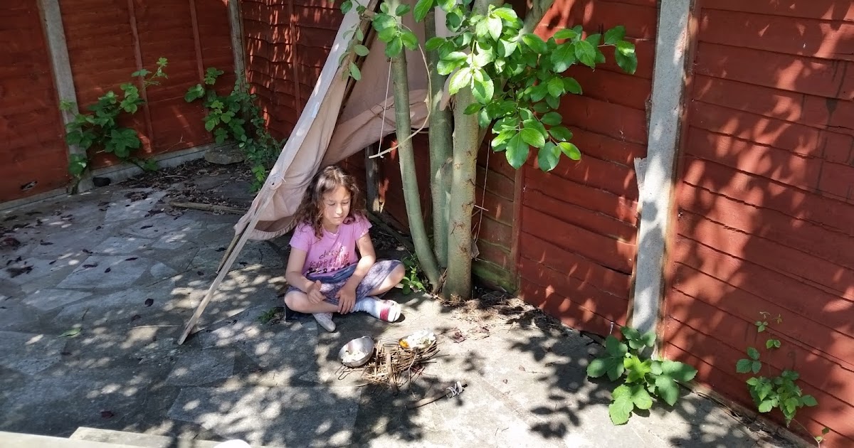 Building a Stone Age Den | Multicultural Motherhood
