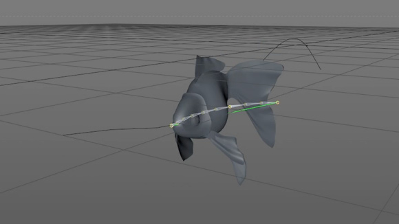 Cinema 4D – Creating Swimming Fish using Mesh Deformer Tutorial ...